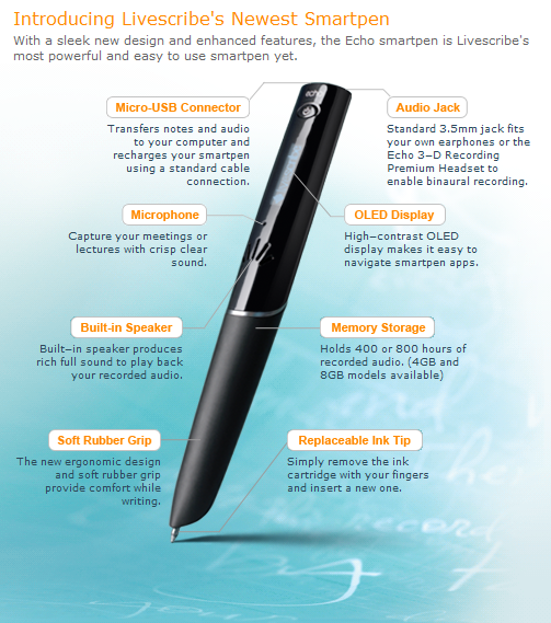 Padosoft.com: Livescribe echo smartpen: prova e video