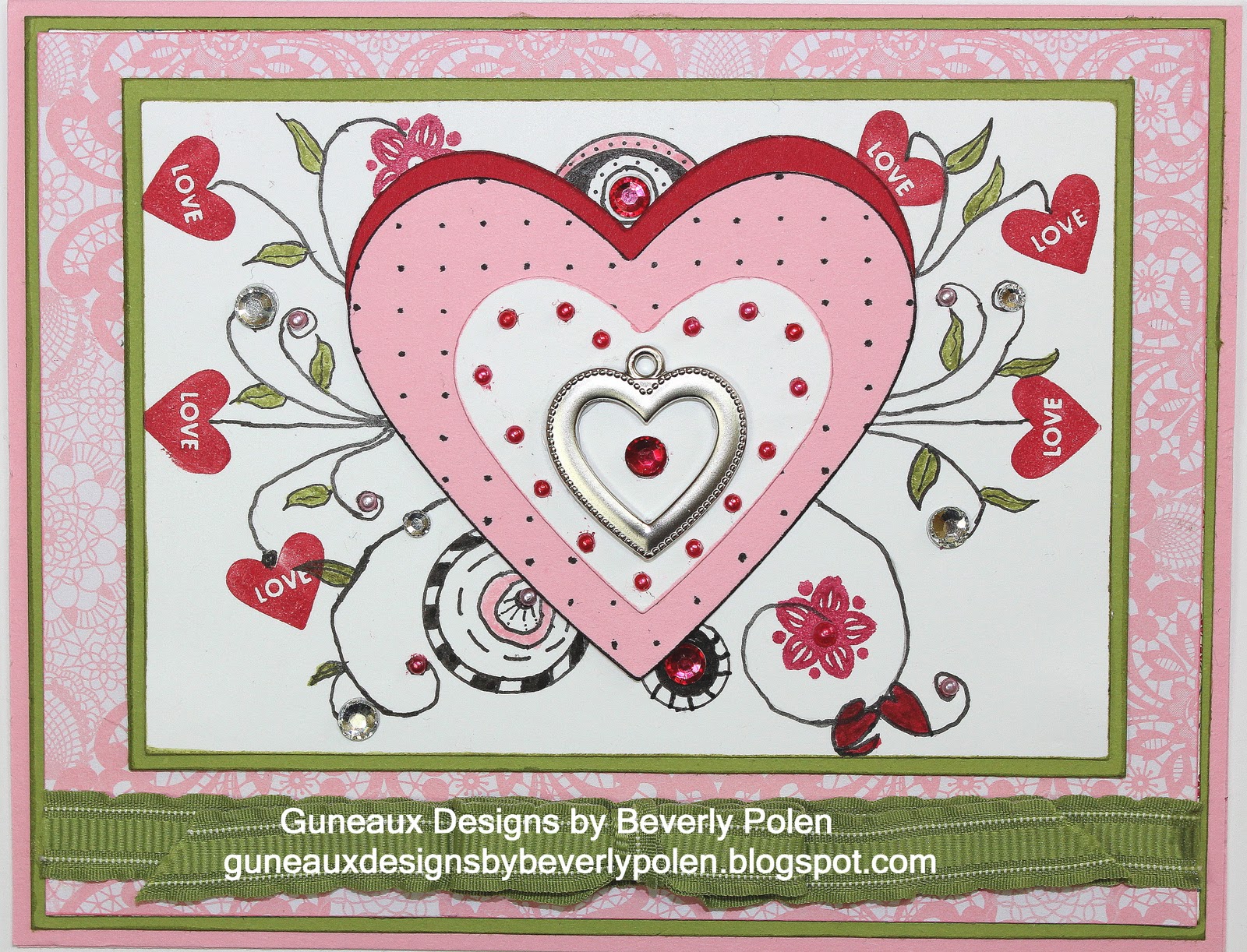 Zentangle Valentine – Stampin’ Up! Hearts Collection Framelits ...