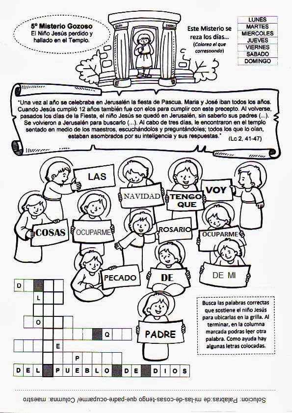 La Catequesis (El blog de Sandra): Recursos Catequesis el Niño Jesús ...