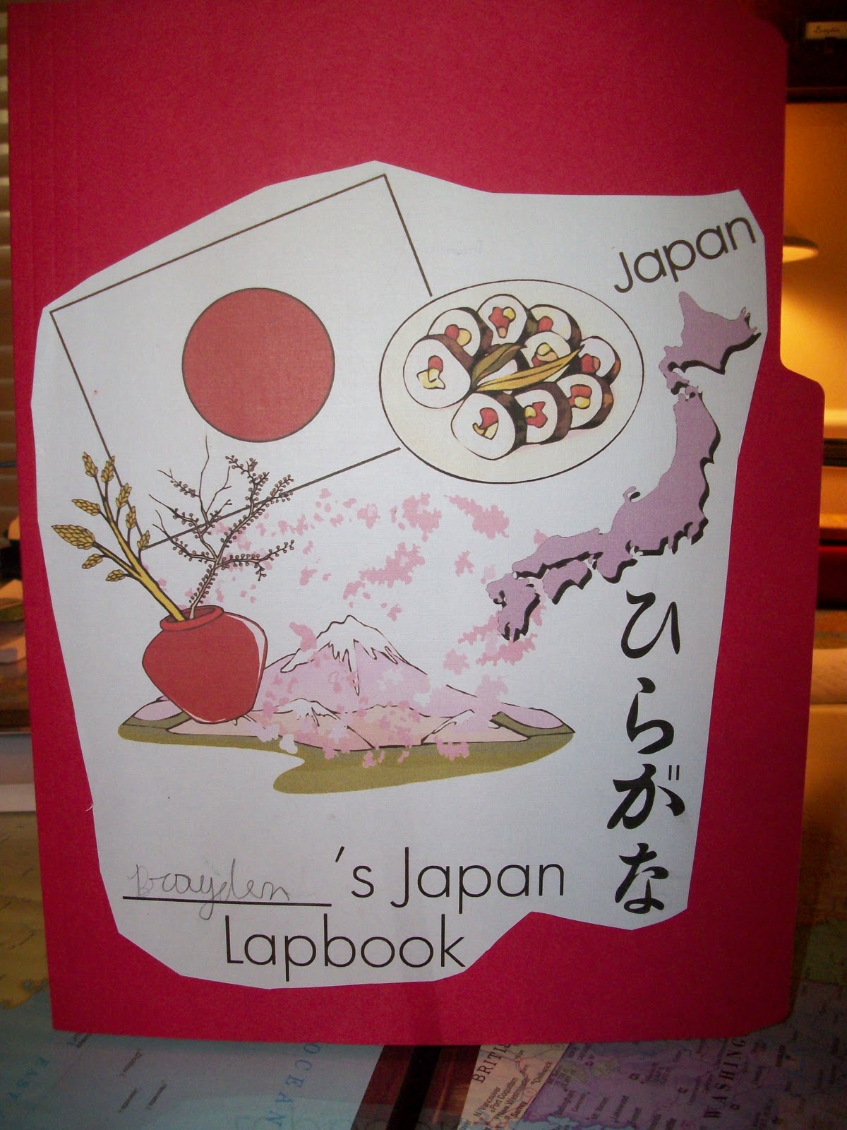 justpitchingmytent: Japan Lapbooks