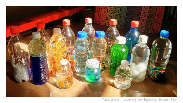 Learning and Exploring Through Play: DIY Sensory Bottles