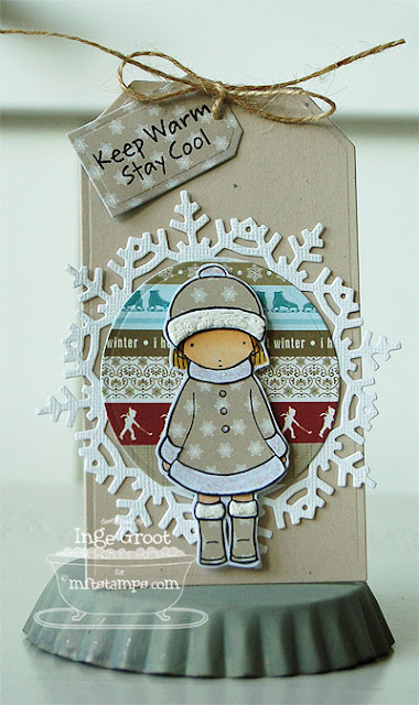 Tutorial Tag, Keep Warm Stay Cool - Patterned Paper