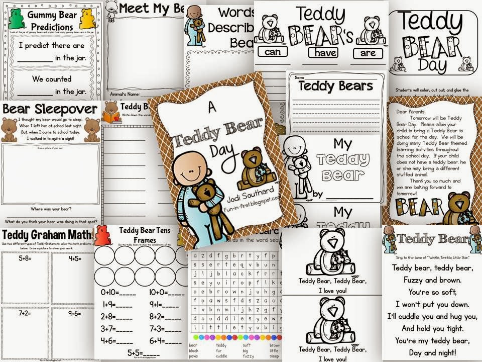 Our Teddy Bear Day - Fun in First