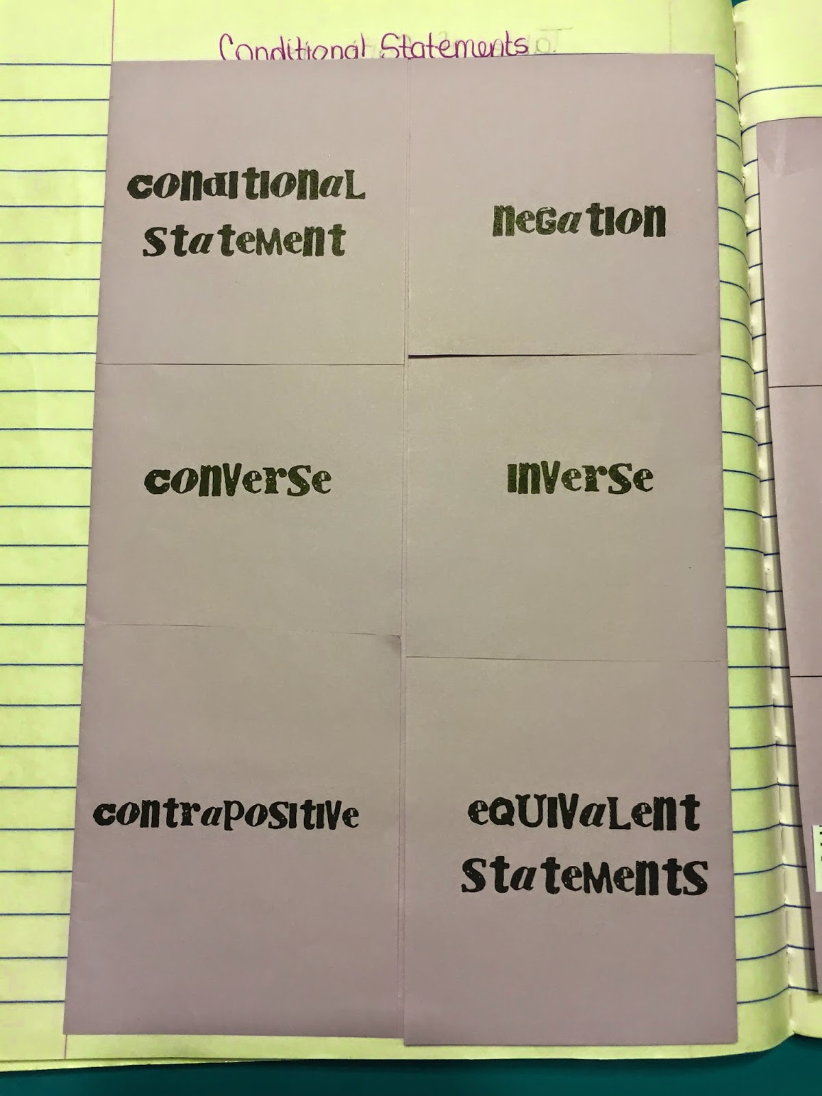 misscalcul8: Geometry Unit 2: Logic Interactive Notebook misscalcul8: Geometry Unit 2: Logic Interactive Notebook
