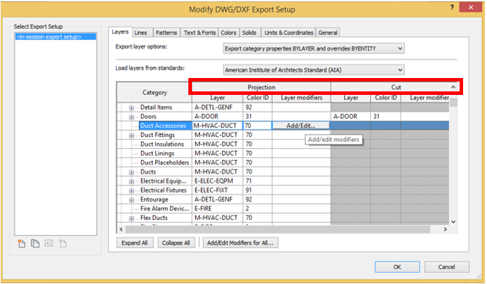 Revit Recess: DWG Export Layer Name Modifiers Revit Recess: DWG Export Layer Name Modifiers