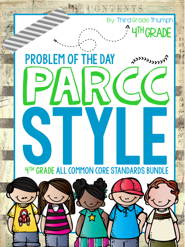 The Best of Teacher Entrepreneurs: "PARCC MATH 4th GRADE BUNDLE - ALL ...