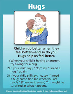 Positive Discipline: Hugs: A Positive Discipline Tool Card