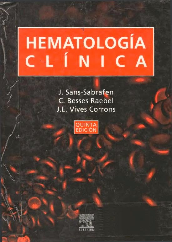 Hematología Clínica 5ª Edición - Sans Sabrafen | booksmedicos Hematología Clínica 5ª Edición - Sans Sabrafen | booksmedicos
