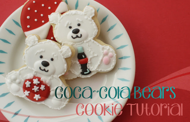 Coca-Cola Polar Bear Cookie Tutorial