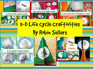 Sweet Tea Classroom: 3-D Science Life Cycle Craft Bundle -- 3-D ...