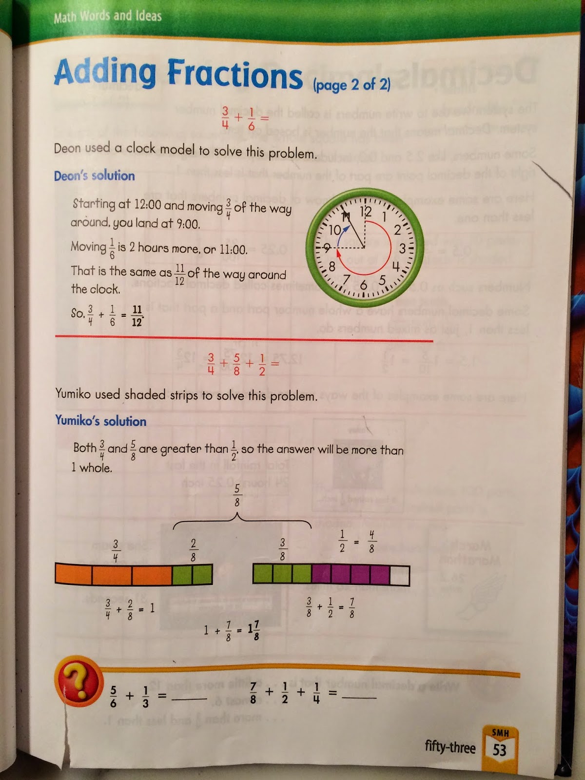 Politically Correct Fractions – 5th Grade Math Today - MyLinh Shattan