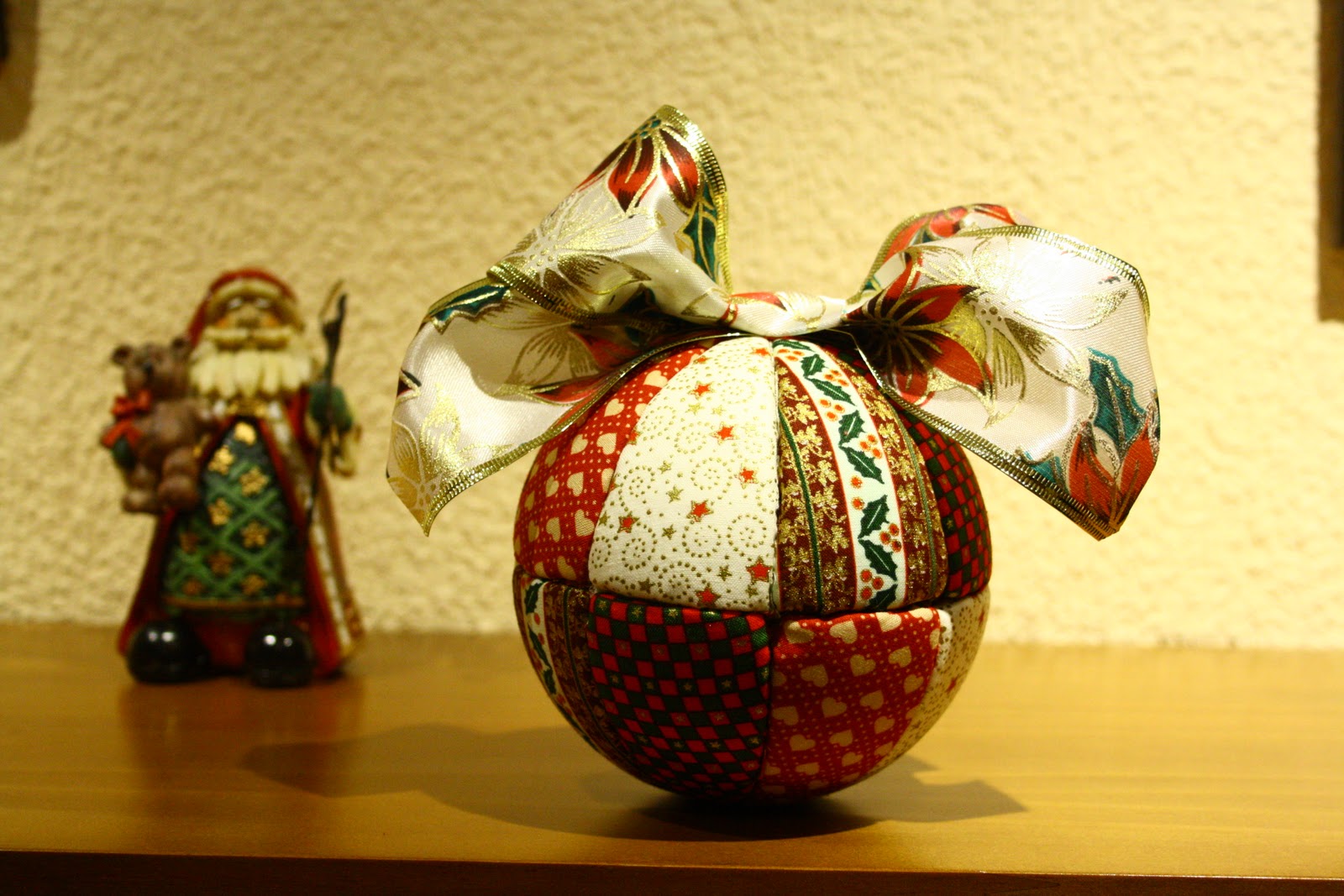 Bolas navidad patchwork sin aguja - Imagui