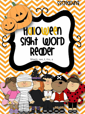 Halloween Sight Word Reader - SSSTeaching