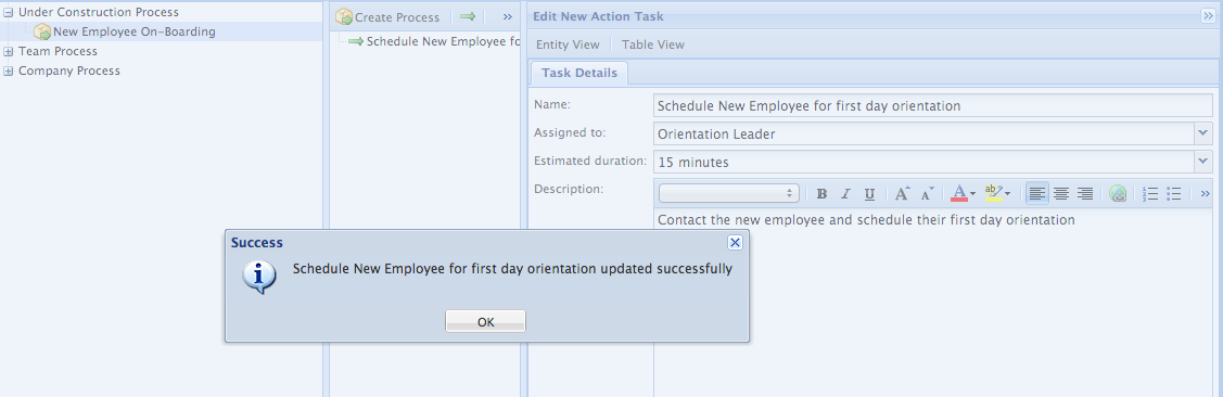 Step 2: Build a Process – strake/IR