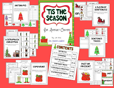 Christmas Visual Plans - week 1 and some freebies! - Teacher by the Beach