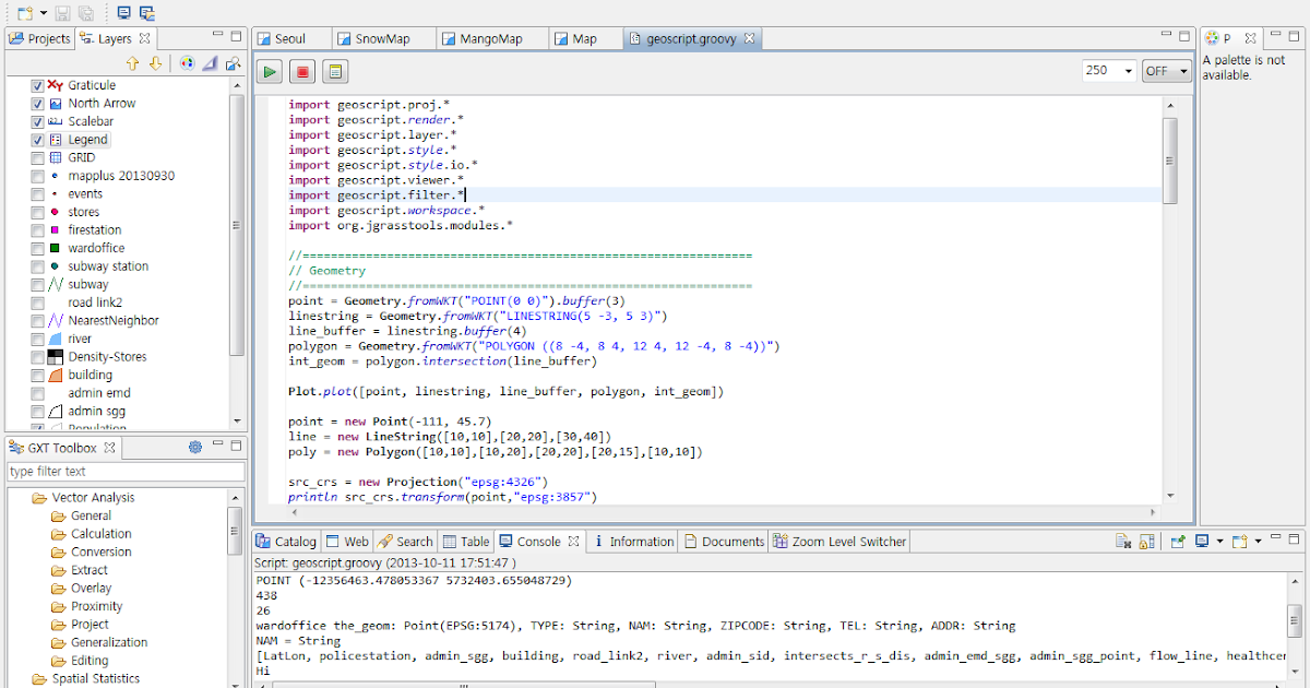 On Spatial: uDig GeoScript 소개