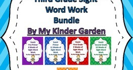 The Best of Teacher Entrepreneurs: Dolch Sight Word Work Bundle Pre ...
