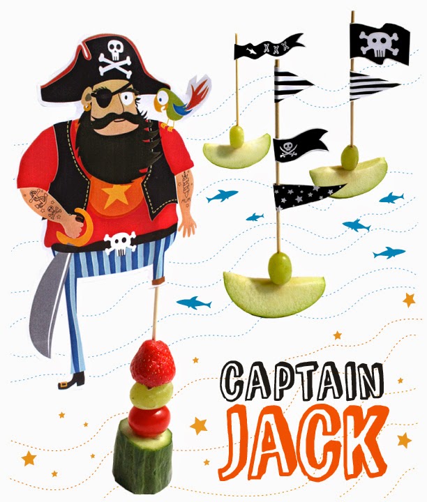 Pirates: So Original Free Printable Toppers. - Oh My Fiesta! in english