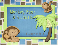 Classy Classroom: FREEBIE!! Monkey Name Plates~Editable