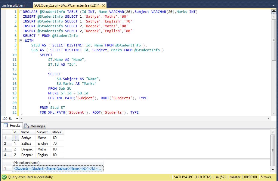 All about SQLServer: SQL Server - XML Examples(Xpath,Xquery,XML DML,XML ... All about SQLServer: SQL Server - XML Examples(Xpath,Xquery,XML DML,XML ...