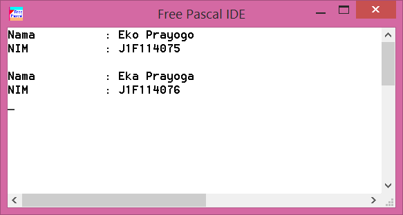 Program Linked List pada Pascal - MeganEko's Blog