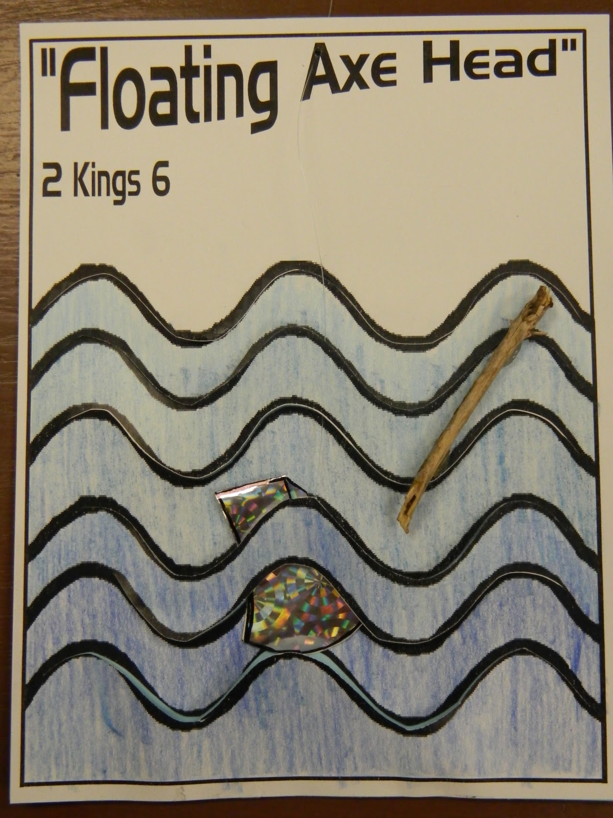 A Floating Axe Head.