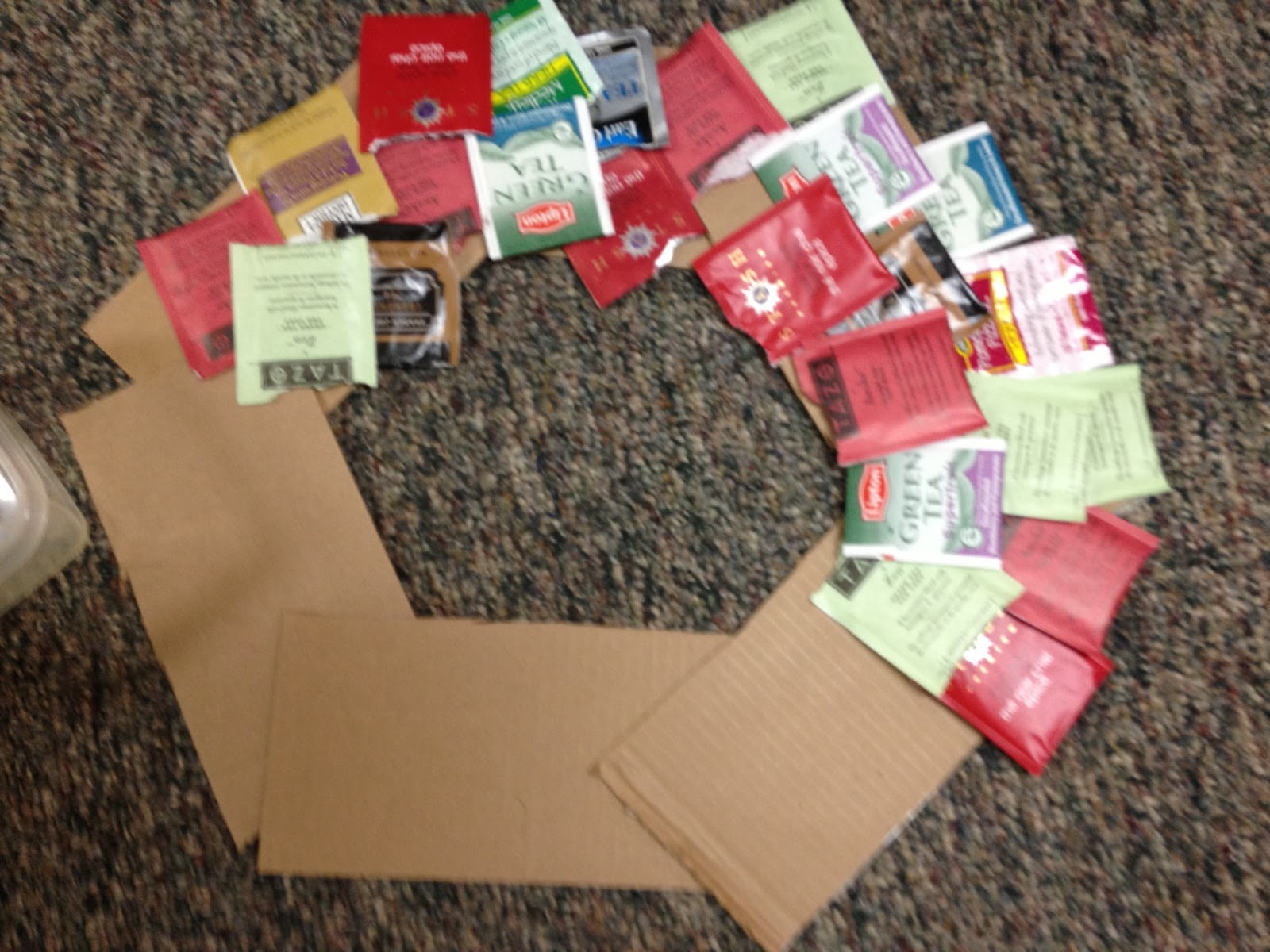 One Creative Outlet Craft Tea Bag Wreath one-creative-outlet-craft-tea-bag-wreath