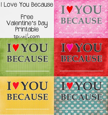 TPcraft.com: Free Valentine's Day Printable {Great Last Minute Gift Idea}