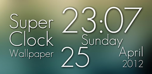Super Clock Wallpaper Free 1.7 for Android - Android Best Live Wallpaper HD