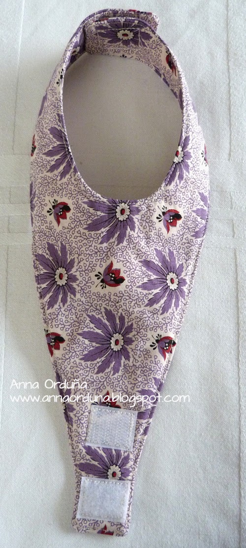Anna Orduña - Mi Rincón de Patchwork: Tutorial: Babero+chupete