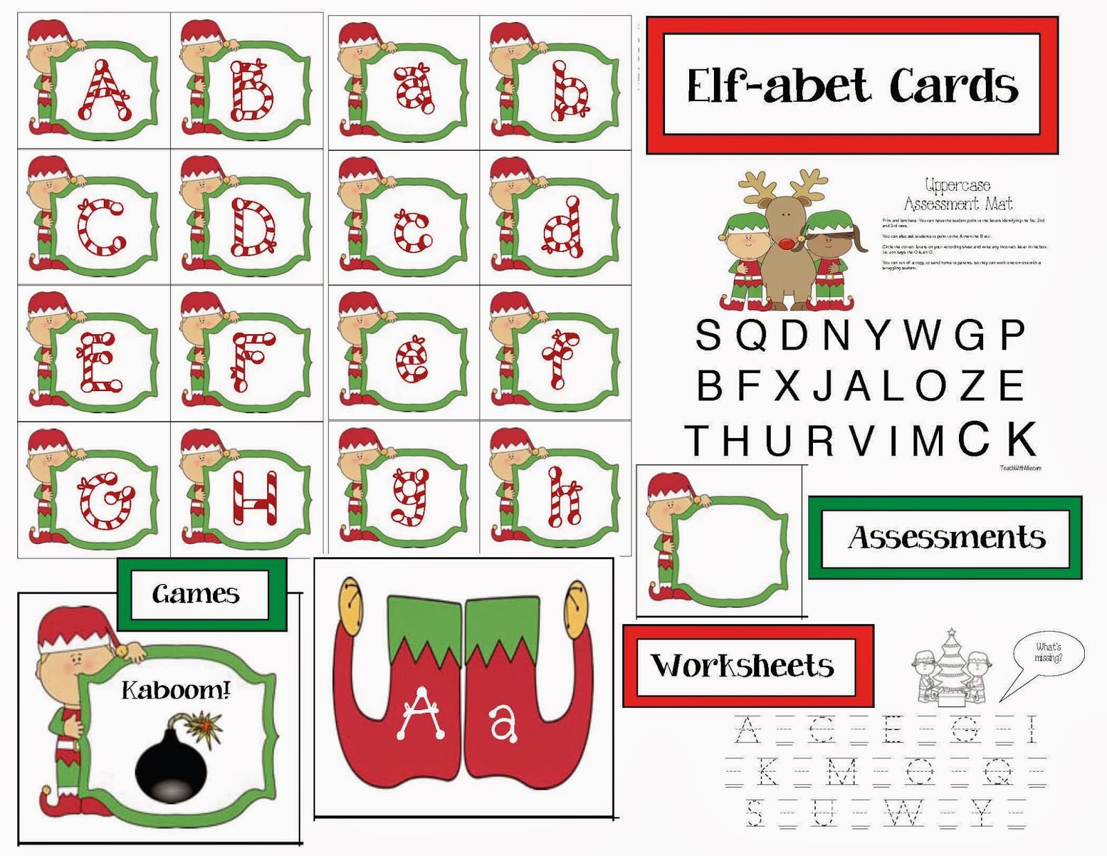 Alphabet Cards - Classroom Freebies