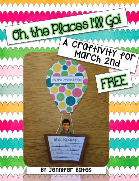 Oh, The Places I'll Go FREEBIE | Finally in First | Bloglovin’