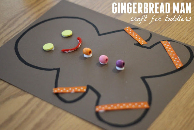 Toddler Approved Gingerbread Man Collage Craft toddler-approved-gingerbread-man-collage-craft