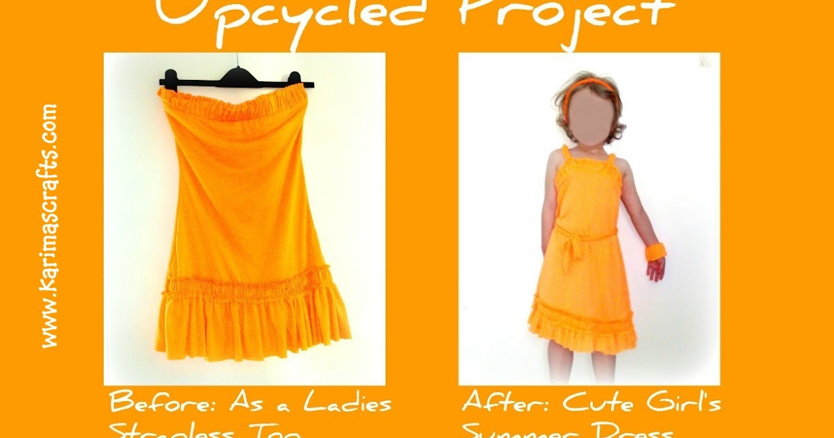 Karima's Crafts: Girl's Summer Dress Mini Tutorial