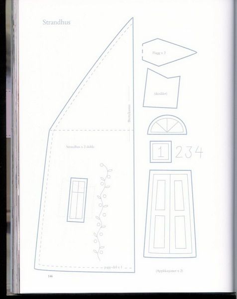 Patrones de casas de patchwork gratis - Imagui