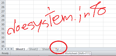 Doesystem: การจัดการ Sheet ใน Excel