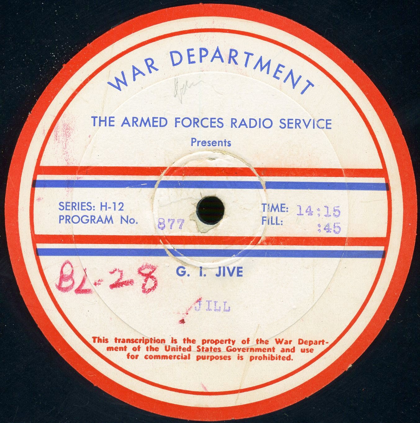 AFRTS Archive: GI Jive - 1944