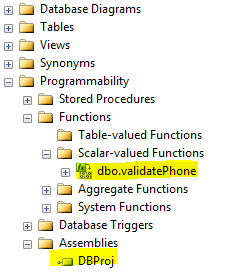 SQL Server SELECT: Creating a CLR Function in SSDT