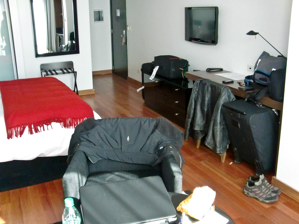 Committed Stitcher: Hotel Room in Buenos Aires
