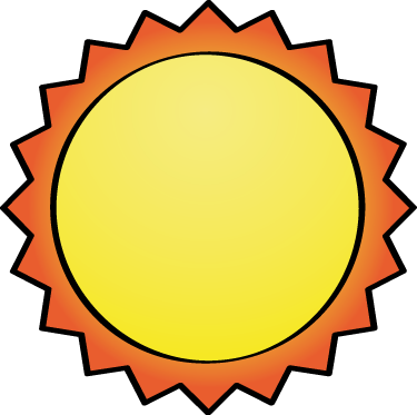 Dibujos del sol a color - Imagui