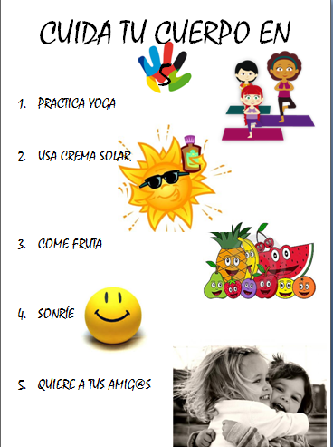 A escola dos sentimentos : CUIDA TU CUERPO EN 5