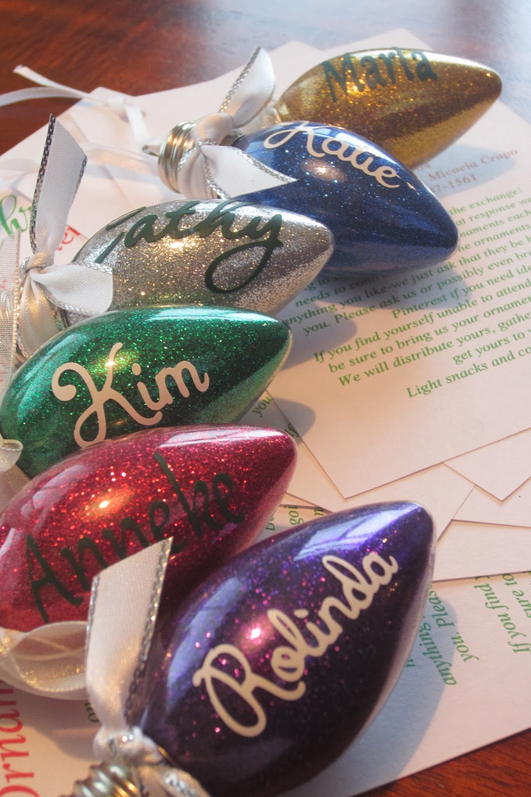 My Busy Beehives Christmas Ornament Exchange invites my-busy-beehives-christmas-ornament-exchange-invites