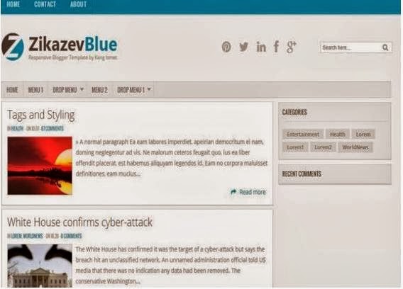 Best Blogger template 2014 (premium) Free download - Template24