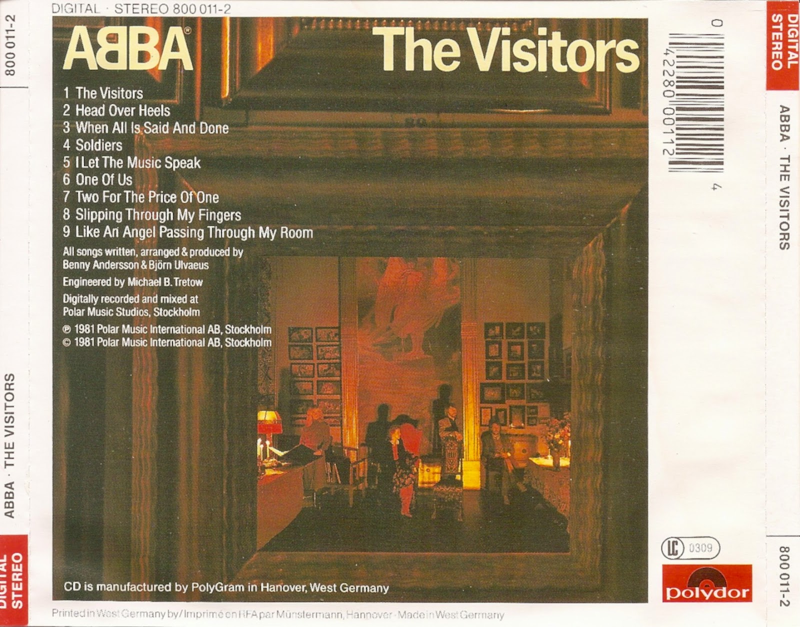The First Pressing CD Collection: ABBA - The Visitors