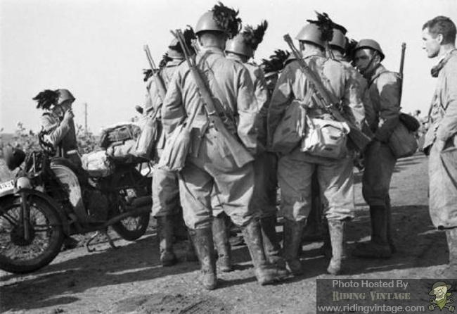 The Italian Bersaglieri ~ Riding Vintage