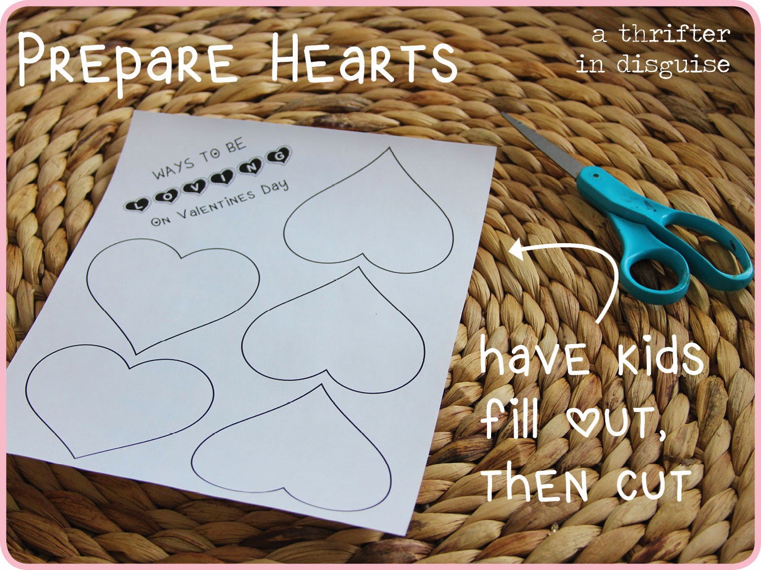 A Thrifter in Disguise: Valentine's Day Religious Ed Craft