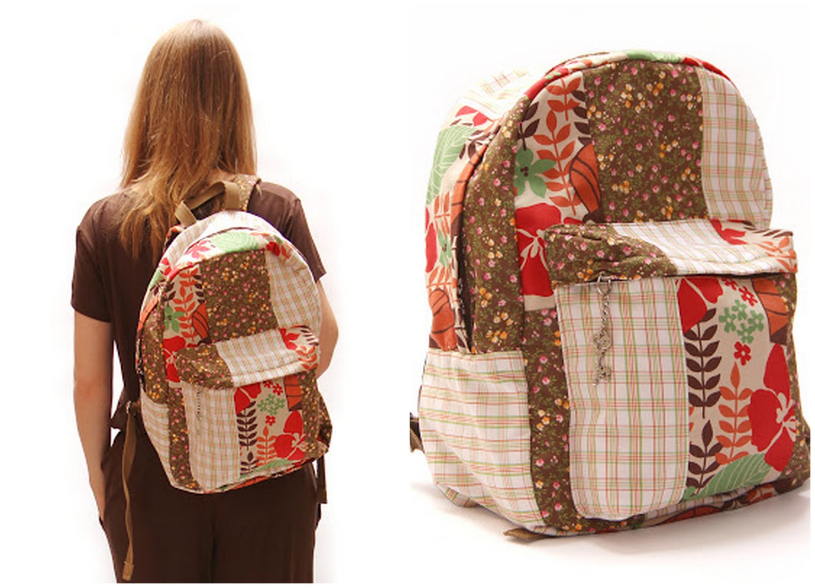 Mochila de Patchwork da Villa Pano. | Woman Chic