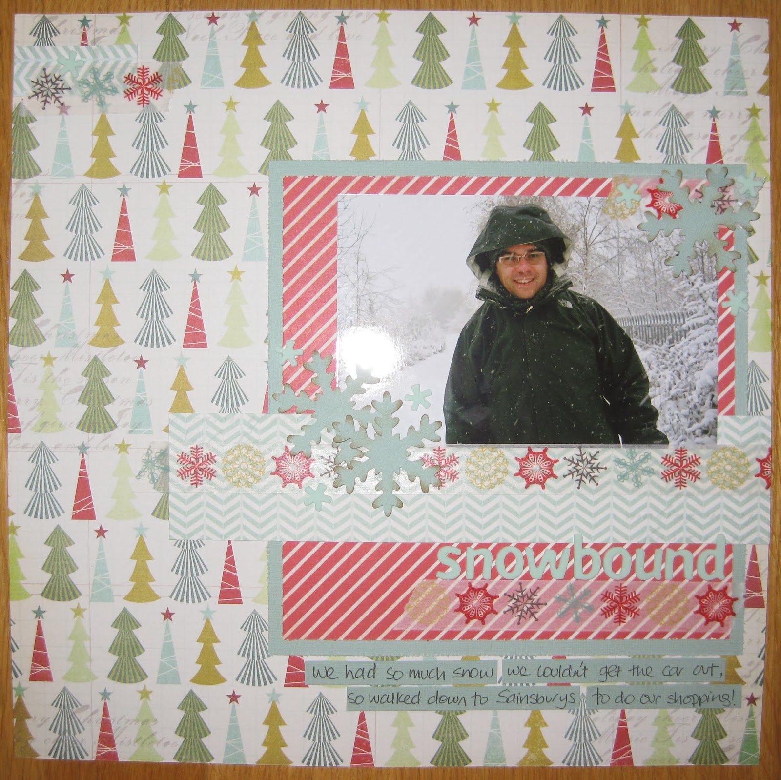 Layouts using My Mind's Eye 'Mistletoe Magic' collection from January's ...