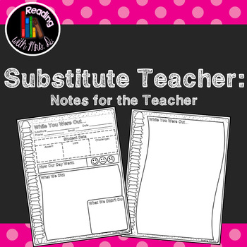 The Best of Teacher Entrepreneurs II: FREE MISC. LESSON - “Sub Note ...