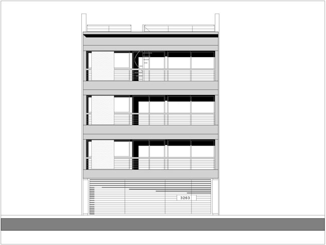 Dibujo de fachada de un edificio - Imagui